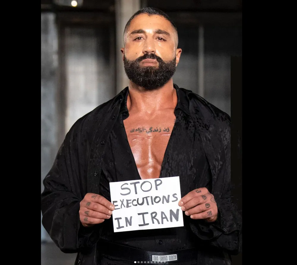 Adult Star Sharok Makes Unplanned Protest at Paris Fashion Week | EDGE ...