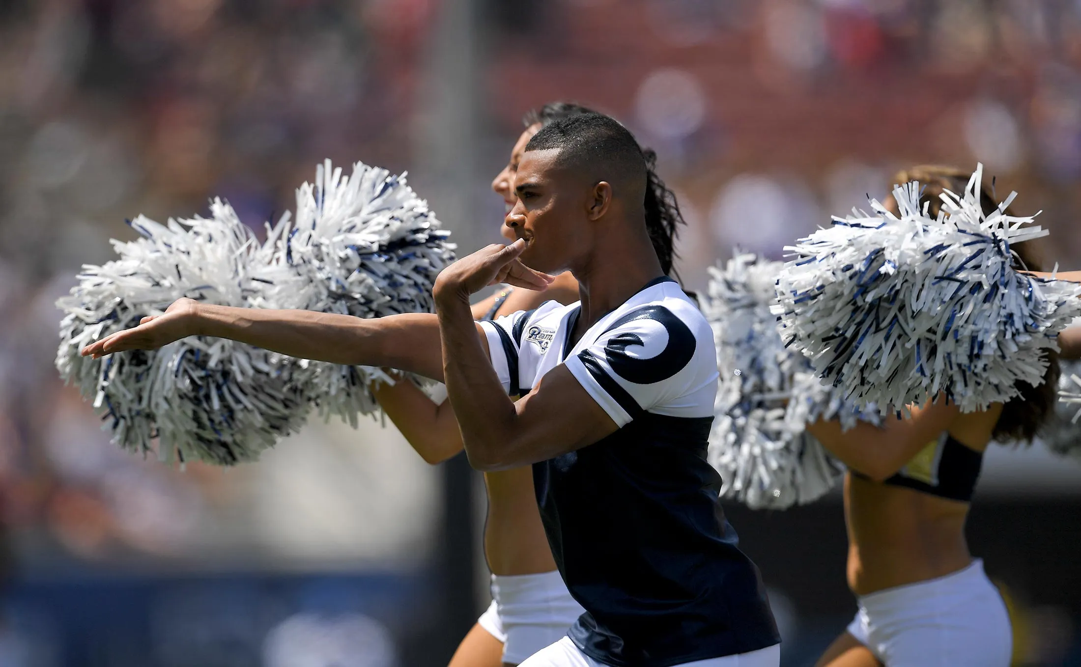 History-Making Male Superbowl Cheerleader Tells His Story in Moving ...
