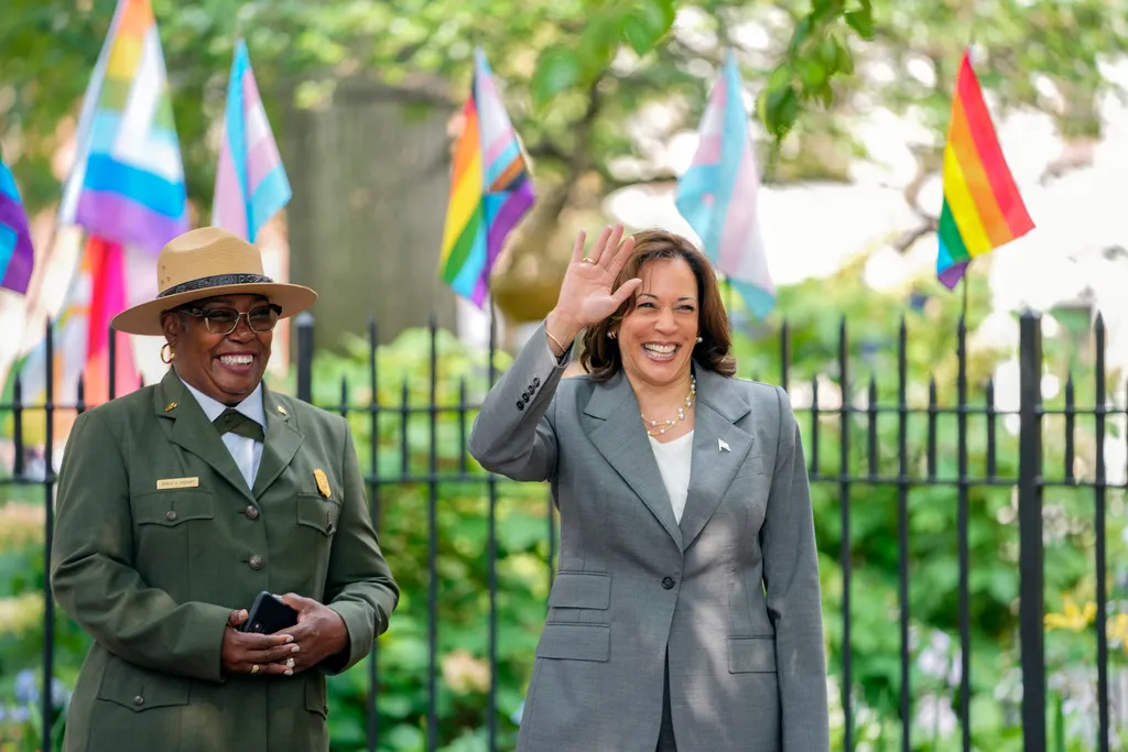 VP Harris Visits Historic LGBTQ+ Landmark Stonewall, Decries Flurry of Anti-Trans Bills | EDGE ...